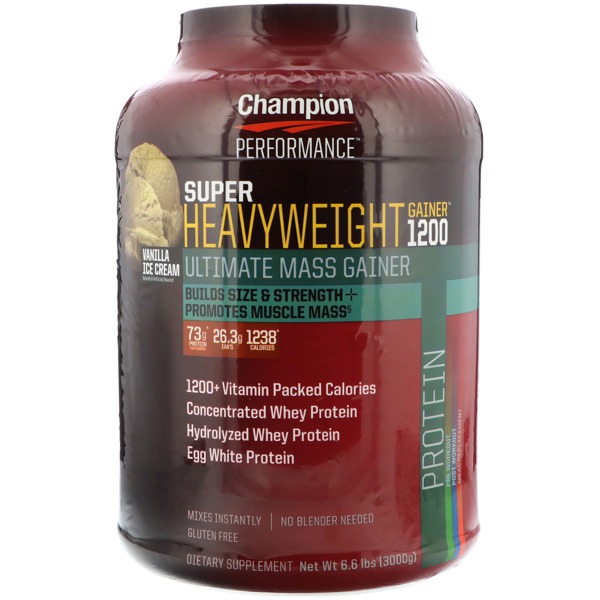 Champion Nutrition Super Heavyweight Gainer 1200 Vanilla Ice Cream ...