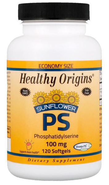 Healthy Origins Sunflower PS Phosphatidylserine 100 Mg - 1Source