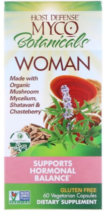 Fungi Perfecti Host Defense Myco Botanicals Woman Supports Hormonal ...