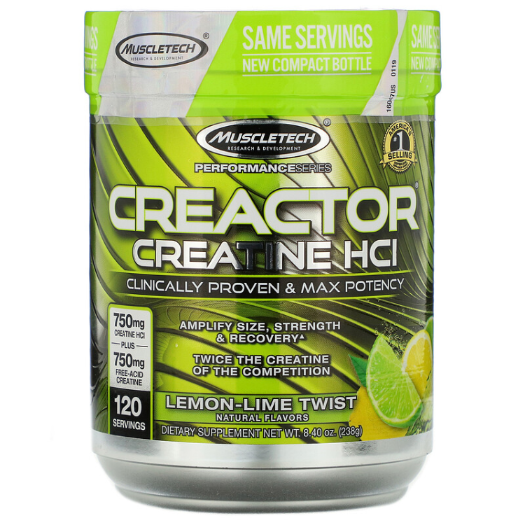 Muscletech Creactor Creatine Formula Lemon-Lime Twist - 1Source