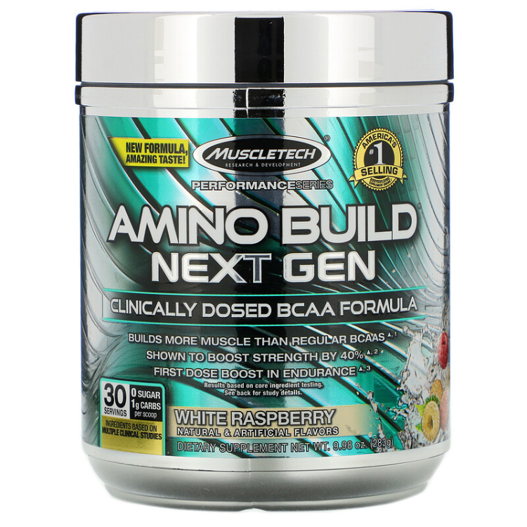 Muscletech Amino Build Next Gen BCAA Formula With Betaine White ...
