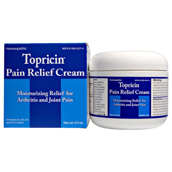 Topricin, Pain Relief Cream, 4.0 Oz - 1Source