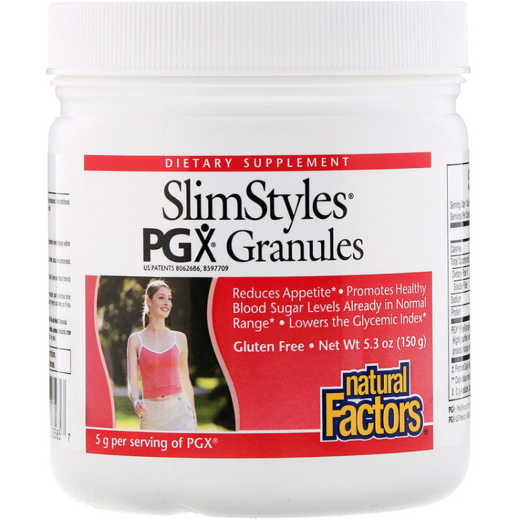 Natural Factors Slimstyles PGX Granules Unflavored - 1Source
