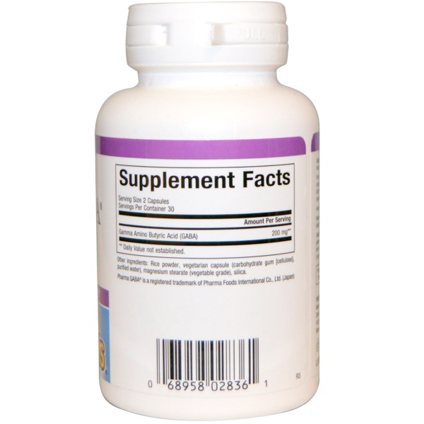 Natural Factors Stress Relax Pharma GABA 100 Mg - 1Source