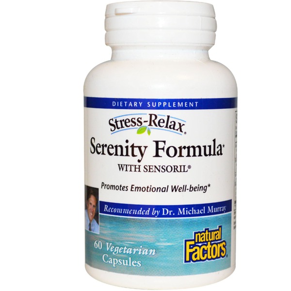 Natural Factors Stress-Relax Serenity Formula With Sensoril - 1Source