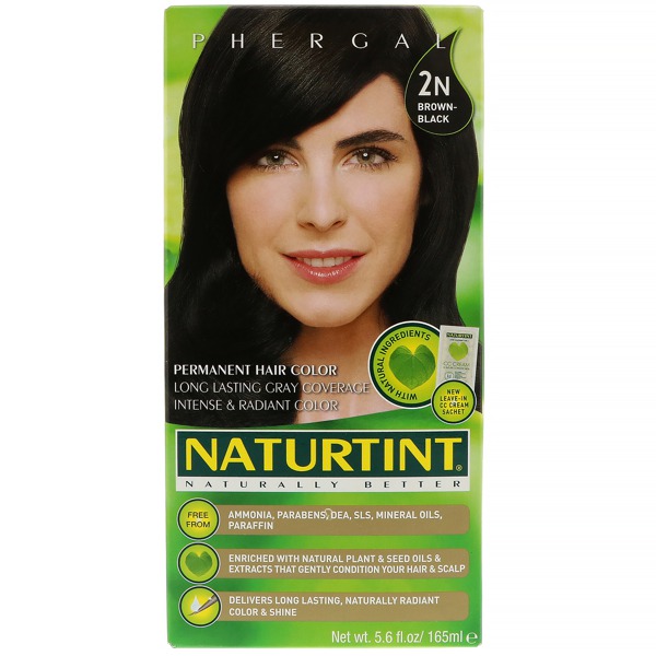 Naturtint Permanent Hair Color 2N Brown-Black - 1Source