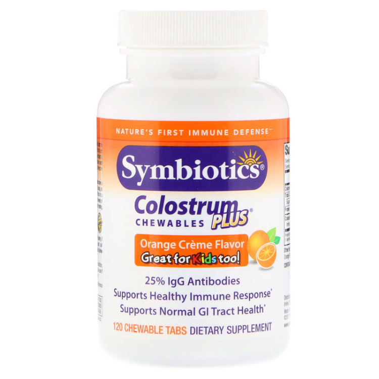 Symbiotics Colostrum Plus Orange Crème Flavor - 1Source