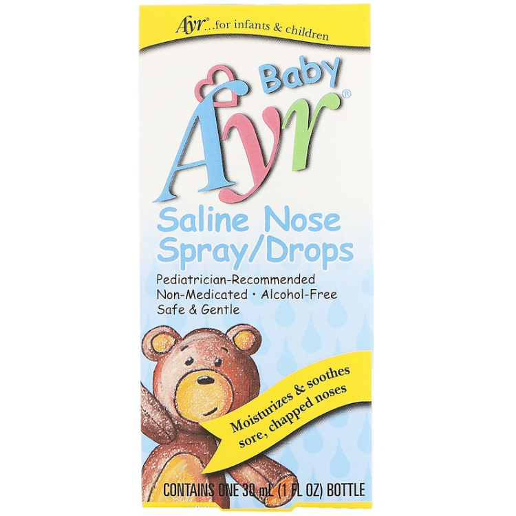 AYR Baby Saline Nose Spray/Drops - 1Source