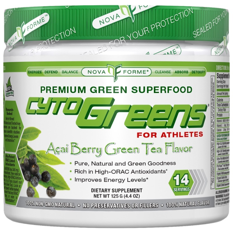Novaforme Cytogreens High-Orac Premium Green Superfood Acai Berry Green ...