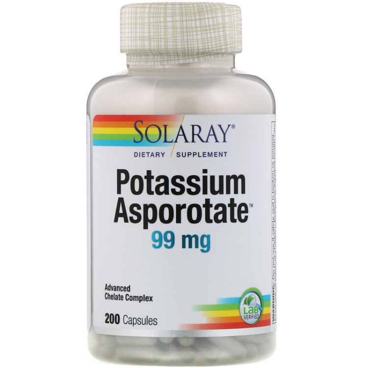 Solaray Potassium Asporotate - 1Source