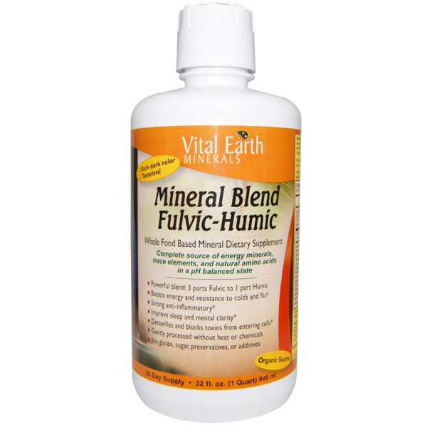 Vital Earth Minerals Mineral Blend Fulvic-Humic - 1Source