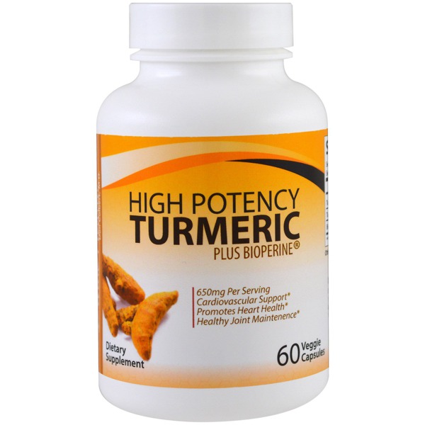 Divine Health High Potency Turmeric Plus Bioperine - 1Source