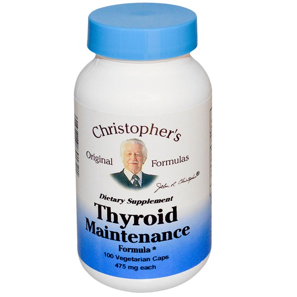 Christopher'S Original Formulas Thyroid Maintenance Formula 475 Mg - 1Source