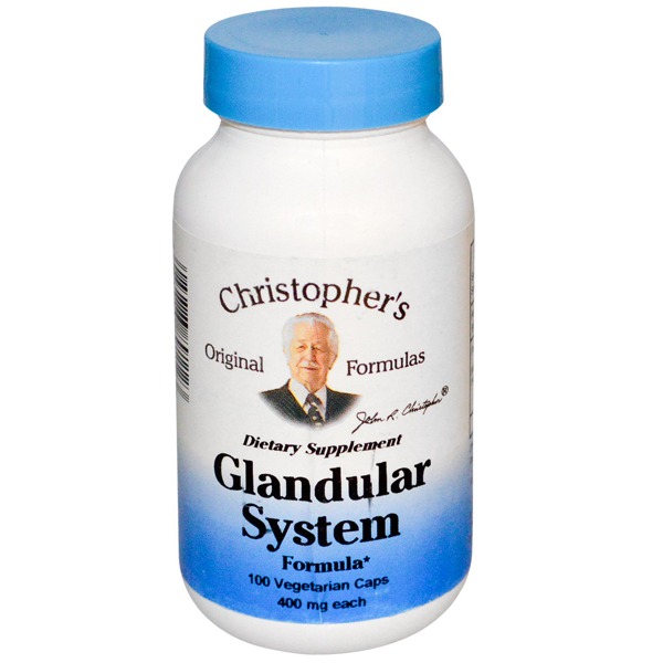 Christopher'S Original Formulas Glandular System Formula 400 Mg - 1Source