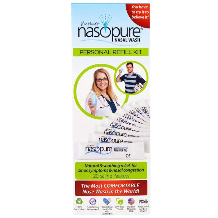 Nasopure Nasal Wash Personal Refill Kit - 1Source