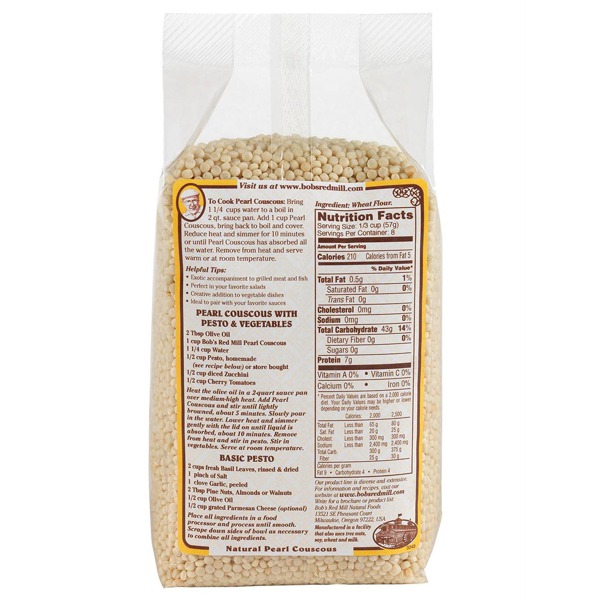 Bob'S Red Mill Natural Pearl Couscous - 1Source