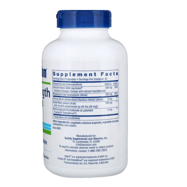 Life Extension Bone Strength Formula With Koact - 1Source