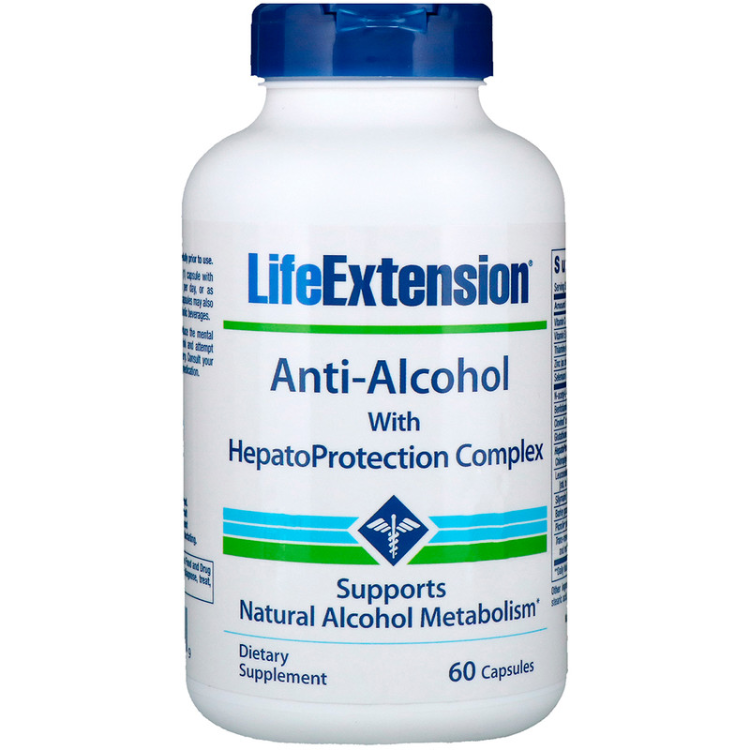 Life Extension Anti-Alcohol With Hepatoprotection Complex - 1Source