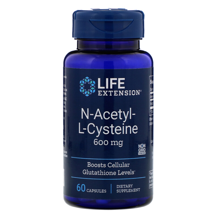 Life Extension N-Acetyl-L-Cysteine 600 Mg - 1Source