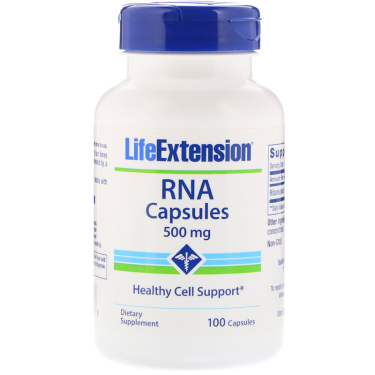 Life Extension RNA Capsules 500 Mg - 1Source
