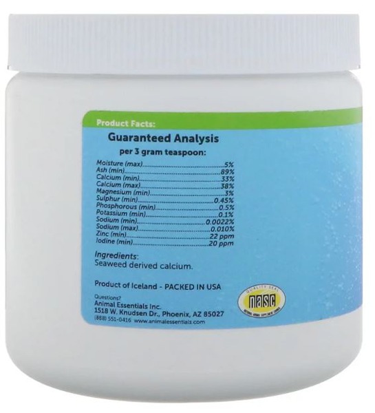 Animal Essentials Seaweed Calcium For Dogs + Cats - 1Source