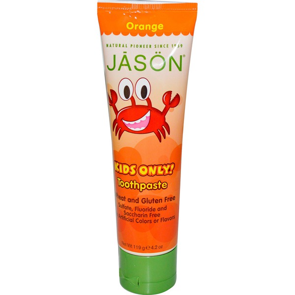 Jason Natural Kids Only Toothpaste Orange - 1Source