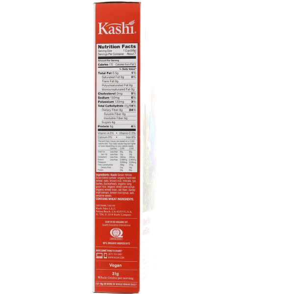 Kashi 7 Whole Grain Flakes Cereal - 1Source