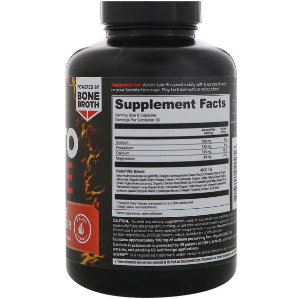 Dr. Axe / Ancient Nutrition Keto Fire Ketone Activator - 1Source