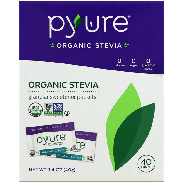 Pyure Organic Stevia Sweetener Packets - 1Source