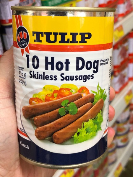Tulip 10 Hot Dog Skinless Sausages 三花 10條裝熱狗腸 - 1Source