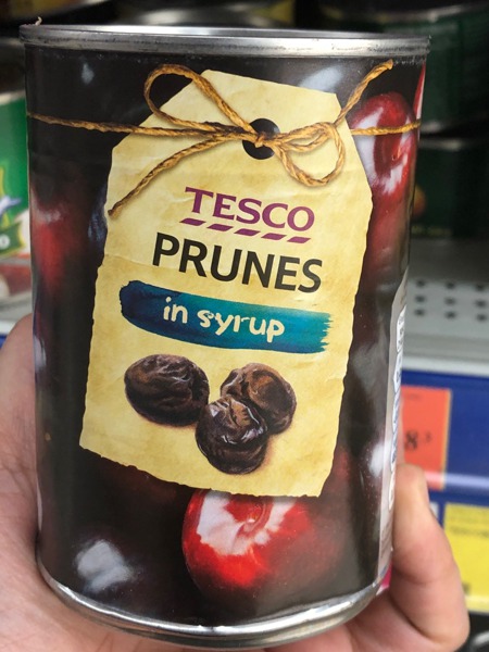 Tesco Prunes In Syrup Tesco 糖水西梅 - 1Source