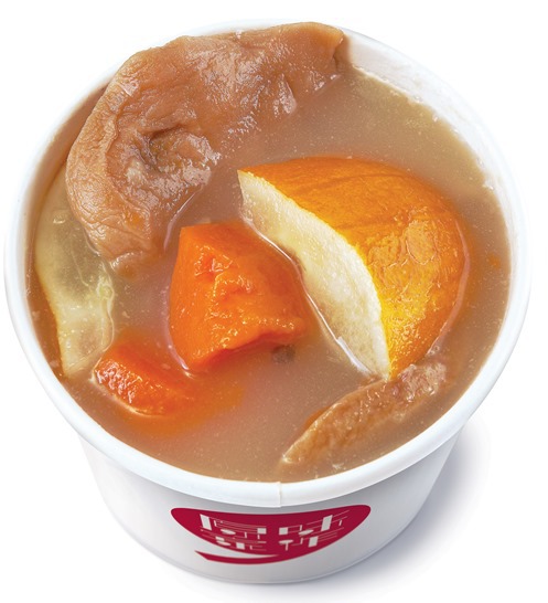 Original Taste Workshop Yellow Cucumber Dried Geoduck With Pork Soup ...