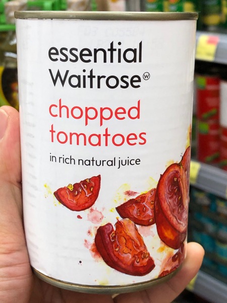 Essential Waitrose Chopped Tomatoes - 1Source