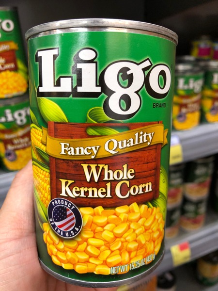 Ligo Brand Whole Kernel Corn - 1Source