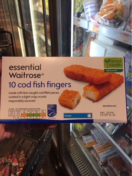 Essential Waitrose 10 Cod Fish Fingers - 1Source