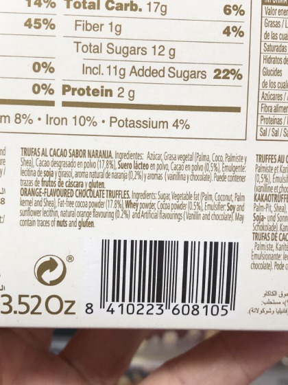 Delaviuda Orange Flavoured Chocolate Truffles - 1Source