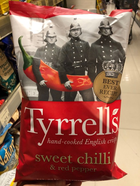Tyrrell'S Sweet Chilli & Red Pepper Seasoned Potato Crisps - 1Source