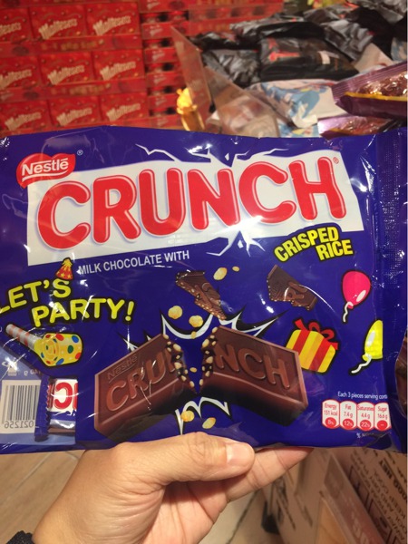 Nestle Crunch Milk Chocolate With Crisped Rice - 1Source