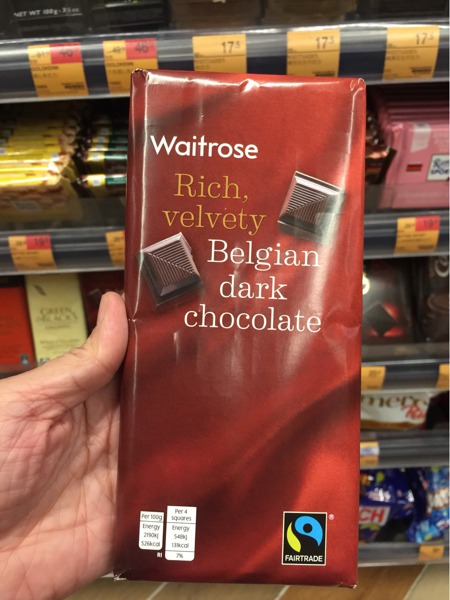 Waitrose Belgian Dark Chocolate - 1Source