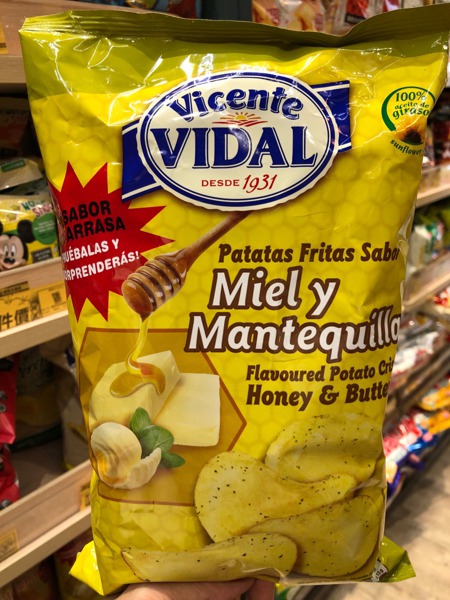 Vicente Vidal Potato Crisps With Honey & Butter Flavour Vicente Vidal ...