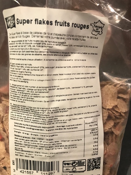 Grillon D'Or Super Flakes Fruits Rouges - 1Source