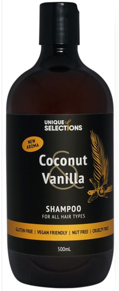 UNIQUE SELECTIONS COCONUT & VANILLA SHAMPOO - 1Source