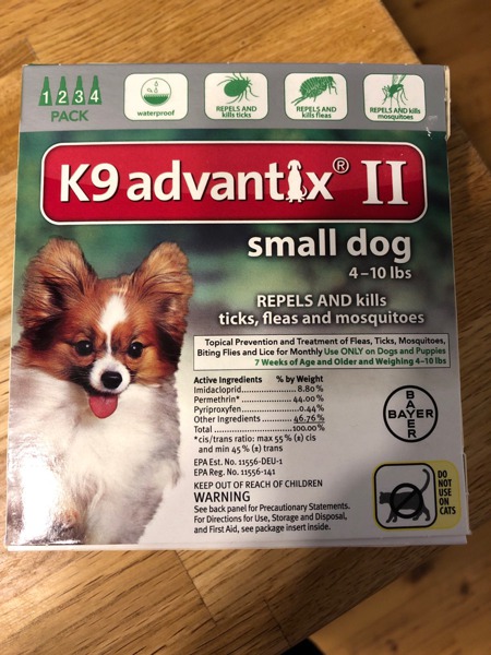 K9 Advantix 11 Small Dog - 1Source
