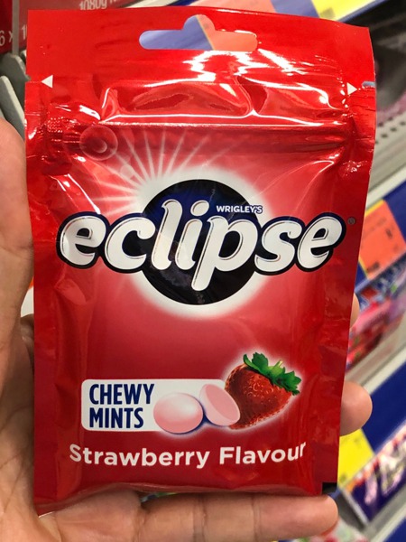 Eclipse Strawberry Flavour Chewy Mints - 1Source