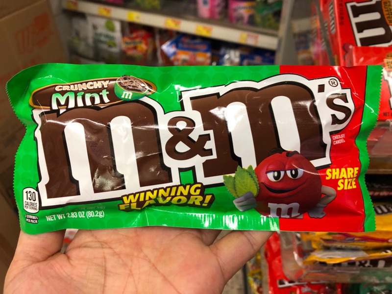 M&M Crunchy Mint Chocolate - 1Source