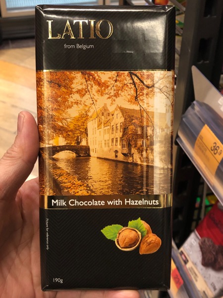 Latio Milk Chocolate With Hazelnuts - 1Source