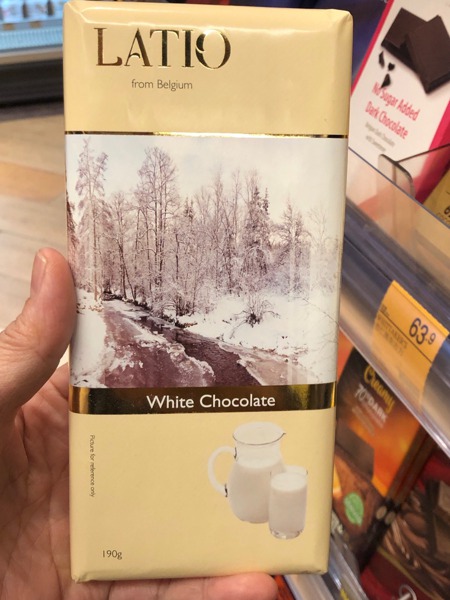 Latio White Chocolate - 1Source