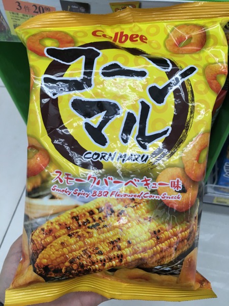 Calbee Corn Maru Smoky Spicy Bbq Flavoured Corn Snack 卡樂B 煙燻香辣燒烤味粟米圈 ...