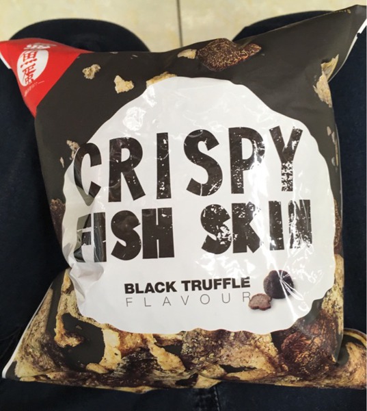 Four Seas Fish Ball Crispy Fish Skin Black Truffle Flavour 四海魚蛋 炸魚皮黑松露 ...