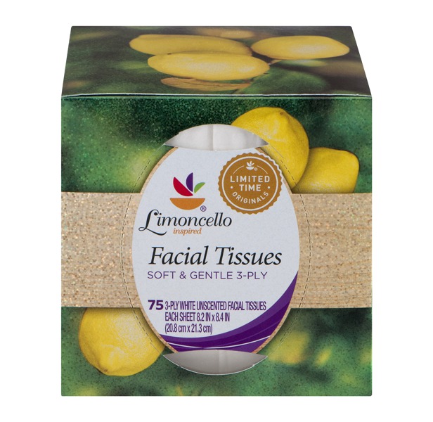 Ahold Limoncello Inspired Facial Tissues - 75 CT - 1Source
